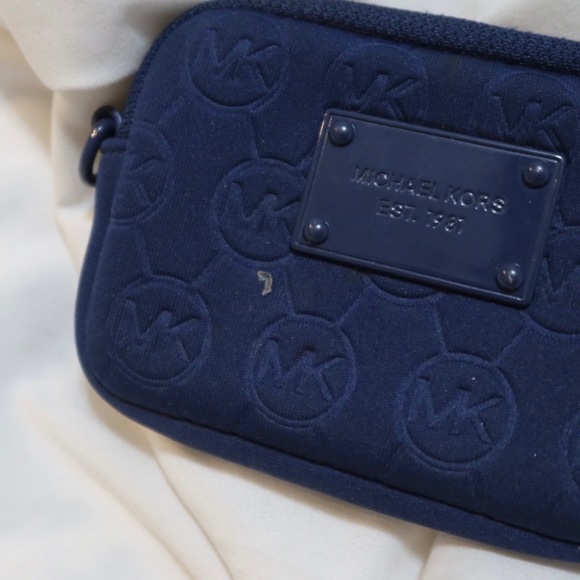 MICHAEL Michael Kors | Bags | Michael Kors Navy Mini Pouch Accessories ...